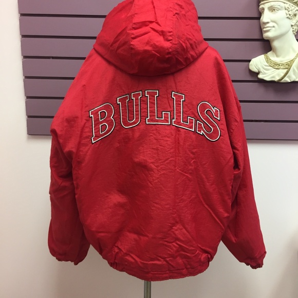 NFL | Jackets & Coats | Vintage Pro Player Nba Chicago Reversible Coat ...